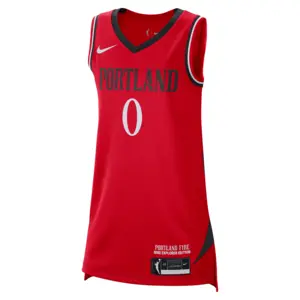 Nike Carla Leite Portland Fire Explorer Edition Dri-fit Wnba Jersey - Red