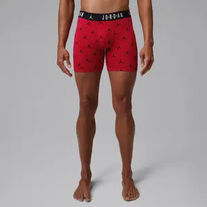 JORDAN Flight Cotton Essentials Boxer Briefs - Red