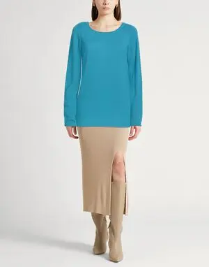 Majestic Filatures Cashmere Crewneck Sweater - Blue
