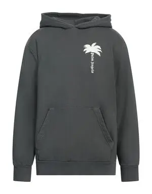 Palm Angels Cotton Sweatshirt - Grey
