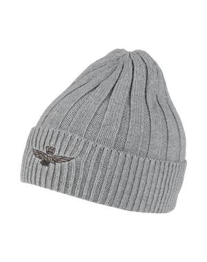 AERONAUTICA MILITARE Cotton Beanie - Grey
