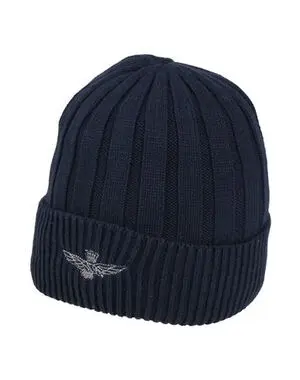 AERONAUTICA MILITARE Man Hat Midnight Blue Size M Cotton Navy