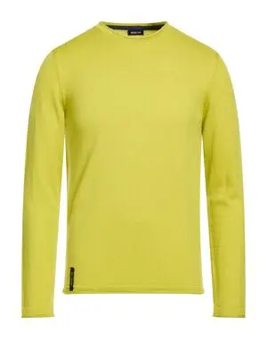 DISTRETTO 12 Sweater Lime Size Virgin Wool