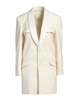 MAISON MARGIELA Coat Ivory Size Wool