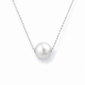 NINEMOO Moonpath Pearl Necklace - Silver