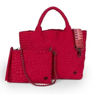PRENELOVE London Large Woven Totes - Red