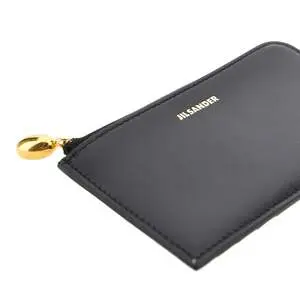 JIL SANDER Goji' Zippered Leather Cardholder