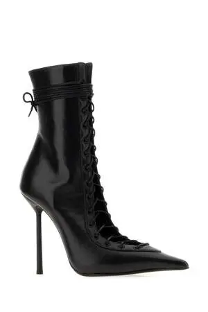 LE SILLA Leather Colette Ankle Boots