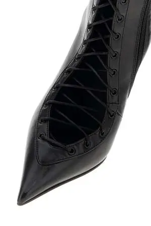 LE SILLA Leather Colette Ankle Boots