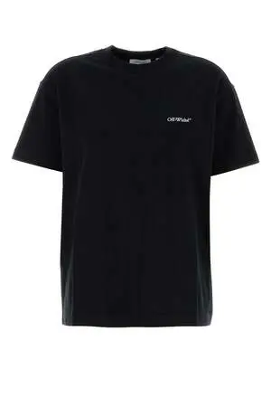 Off-White Cotton T-shirt - Black
