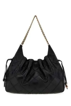 Tory Burch Nappa Leather Large Fleming Shopping Bag