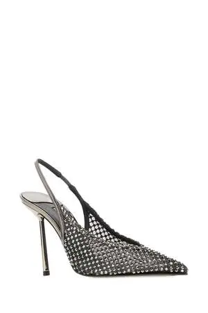 LE SILLA Embellished Mesh Gilda Pumps