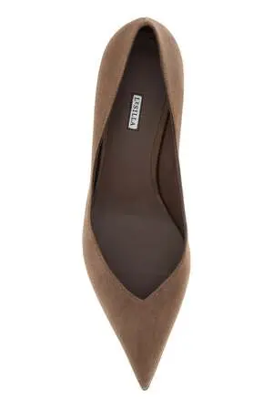 LE SILLA Mud Suede Vivienne Pumps