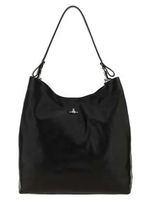 VIVIENNE WESTWOOD Leather Large Lottie Shopping Bag