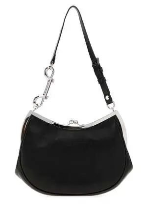 VIVIENNE WESTWOOD Leather Charm Frame Purse Shoulder Bag