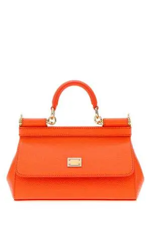 Dolce & Gabbana Small Sicily Handbag - Orange