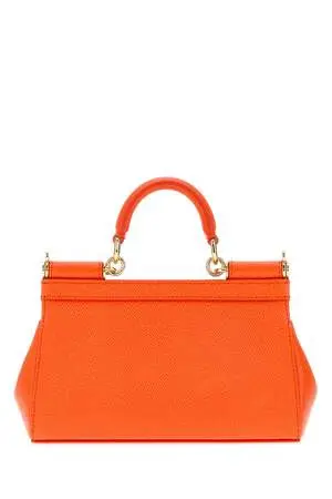 Dolce & Gabbana Small Sicily Handbag - Orange