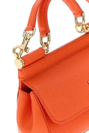 Dolce & Gabbana Small Sicily Handbag - Orange