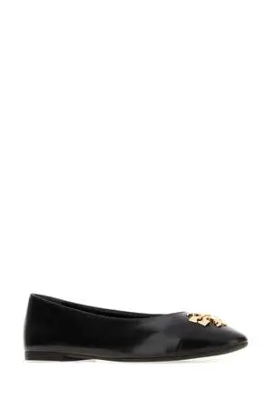Tory Burch Leather Charlie Ballerinas