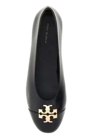 Tory Burch Leather Charlie Ballerinas