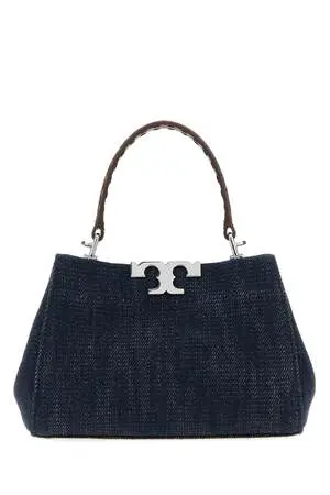 Tory Burch Denim Mini Eleanor Handbag - Blue