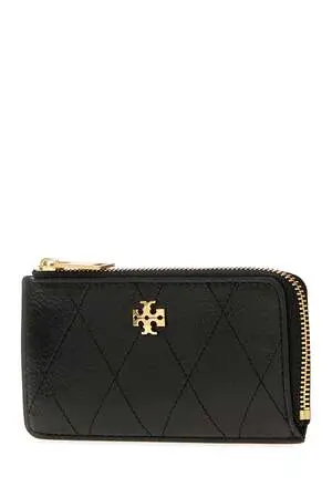 Tory Burch Leather Charlie Card Holder