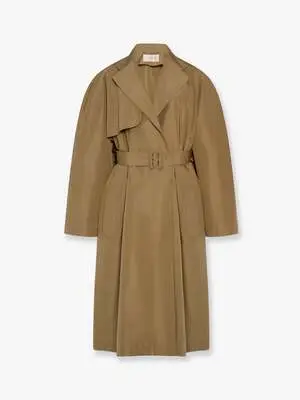 THE ROW Amapola Ultrafine Silk Trench Coat - Beige