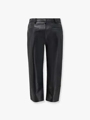 THE FRANKIE SHOP Lior Capri Leather Trousers