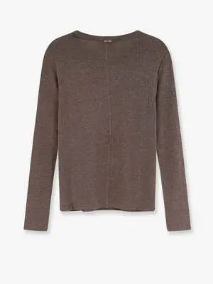 Max Mara Mxmsalmone Lyocell And Silk Tshirt