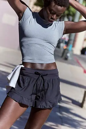 Free People Headstart Shorts Black
