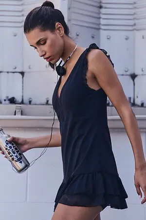 EMMA NAVARRO X FP MOVEMENT Hot Streak Tennis Dress - Black