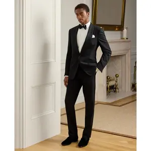 Ralph Lauren Gregory Hand-tailored Wool Shawl Tuxedo