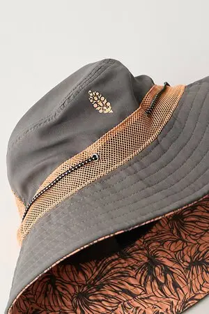 Free People Take A Hike Bucket Hat - Brown Combo