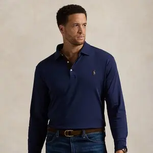 Ralph Lauren Soft Cotton Polo Shirt - Refined Navy
