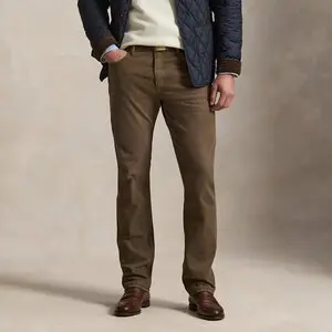 Ralph Lauren Hampton Straight Garment-dyed Jean - Chestnut