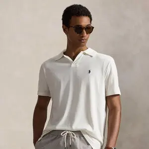 Ralph Lauren Standard Fit Cotton-linen Polo Shirt - Nevis