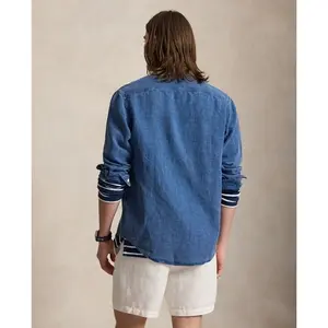 Ralph Lauren Classic Fit Indigo Linen Workshirt