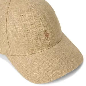 Ralph Lauren Linen Herringbone Ball Cap
