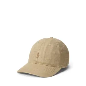 Ralph Lauren Linen Herringbone Ball Cap