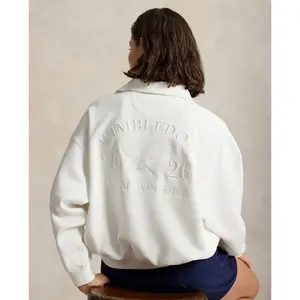 Ralph Lauren Wimbledon Logo Fleece Mockneck