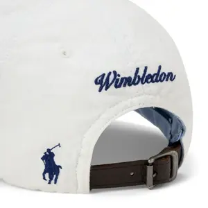 Ralph Lauren Wimbledon Crest Linen Cap