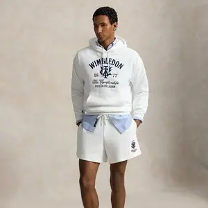 Ralph Lauren Wimbledon 5.5-inch Fleece Short - White