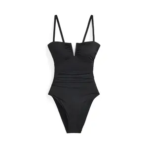 Ralph Lauren V-cutout Bandeau One-piece