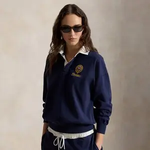 Ralph Lauren Wimbledon Jersey Rugby Pullover - Refined Navy Multi