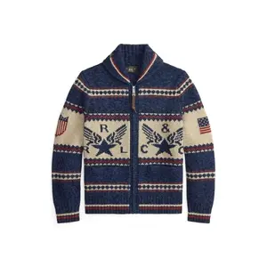 Ralph Lauren Airplane-graphic Full-zip Cardigan