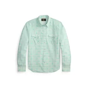 Ralph Lauren Slim Fit Seersucker Western Shirt