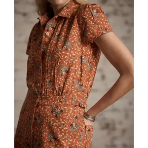 Ralph Lauren Floral-print Cotton Coverall