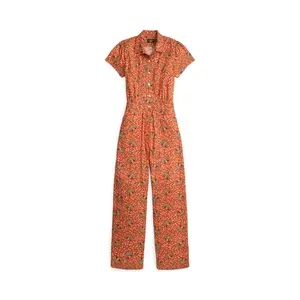 Ralph Lauren Floral-print Cotton Coverall