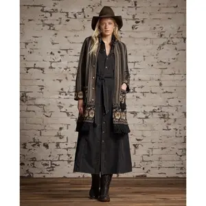 Ralph Lauren Wool-silk Jacquard Duster Cardigan