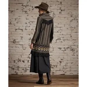 Ralph Lauren Wool-silk Jacquard Duster Cardigan